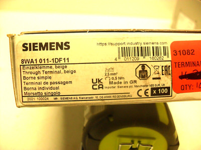 Las mejores ofertas en Bloques de terminales Siemens | eBay