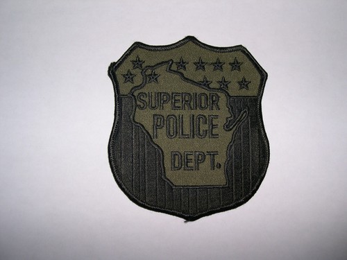 SUPERIOR POLICE DEPT. WISCONSIN (SUBDUED) O/S | eBay