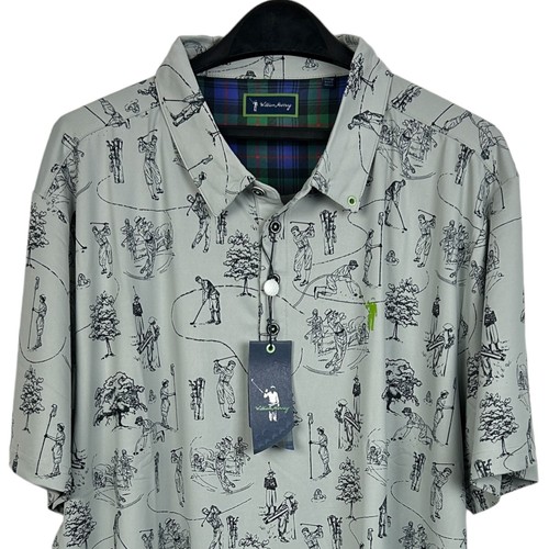 NEW William Murray "Pinner" Mens 2XL Caddyshack Quick Dry Stretch Golf ...