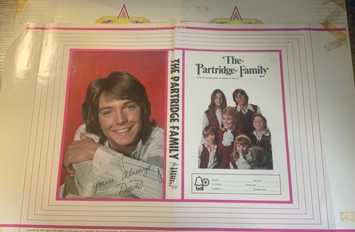 Vintage Lot 2 The Partridge Family Promotional Paper Book Covers Dust ...