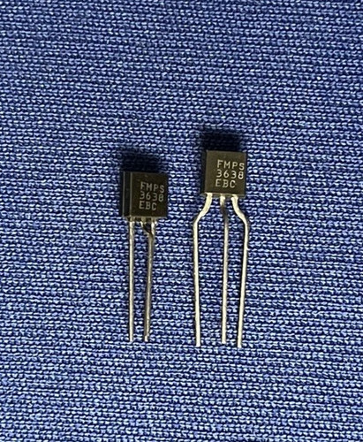 MPS3638 FSC 2N3638 TRANSISTOR TO-92 BLACK PREPPED RARE NOS LAST ONES ...