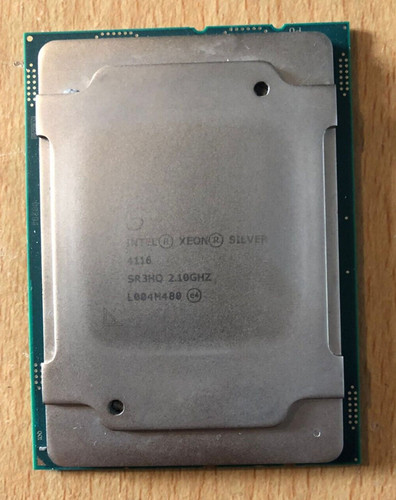 LOT OF 6 SR3HQ Intel Xeon Silver 4116 2.10GHZ 12 Core 16.5MB Cache 85W ...