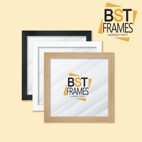 Modern Square Picture Frames Photo Frames Wood Effect All Square Sizes ...