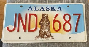 Alaska Bear License Plate for sale | eBay