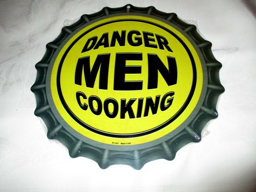 **DANGER MEN COOKING Metal Sign #6 - NEW** | eBay