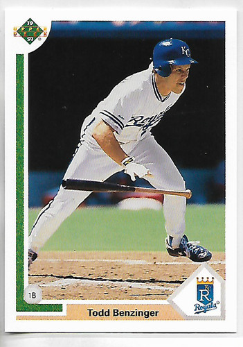 1991 Upper Deck Final Edition Todd Benzinger Card | eBay