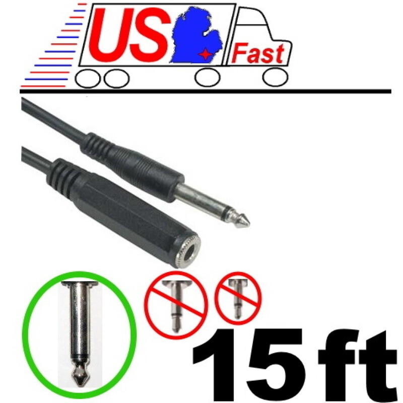 Lot10 12ft Mono1/4"Male~M Audio/Guitar/Amp/Microphone/PA/Mic Cable ...