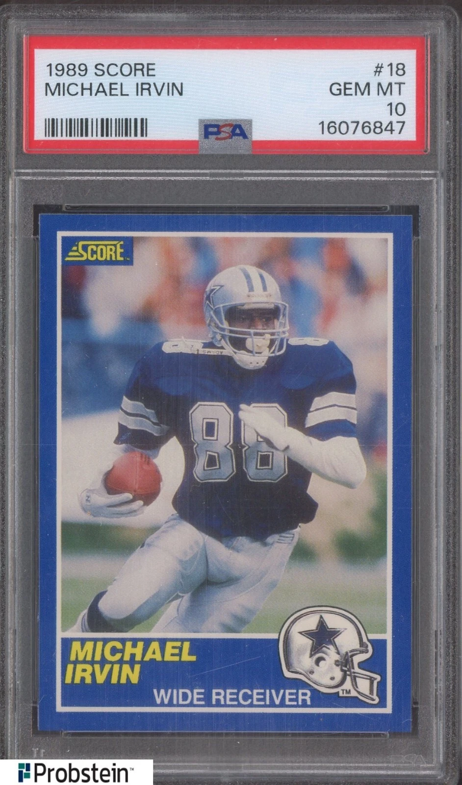 Michael Irvin 1989 Score #18 Base Price Guide - Sports Card Investor