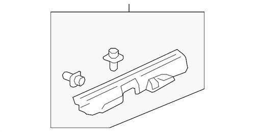 Genuine Honda Garnish Assembly R Side *NH167L* (Graphite Black) 84201 ...