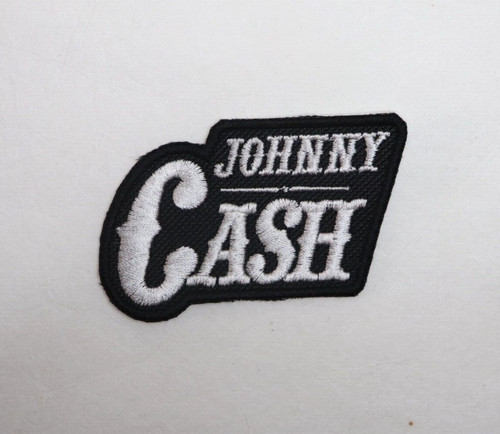 Johnny Cash Patch Iron/sew on Embroidered Old School Country Outlaw ...