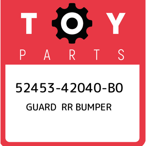 52453-42040-b0 Toyota Guard RR Bumper 5245342040B0 Genuine OEM Part for ...