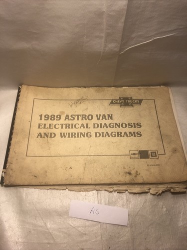 1989 CHEVROLET ASTRO VAN ELECTRICAL DIAGNOSIS / WIRING DIAGRAM SHOP ...