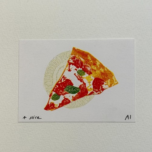 Anastasia Inciardi "A SLICE" Vending Machine Mini Art Print | eBay