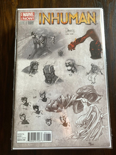 INHUMAN #1 NM 1:10 DESIGN RETAILER INCENTIVE VARIANT | eBay