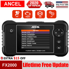 Ancel FX2000 Auto OBD2 Scanner ABS SRS AT Engine Code Reader Car ...