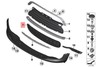 Genuine MINI R55 R56 R57 Front Center Lower Trim Grille OEM 51117289990 ...