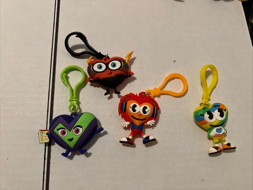 American Heart Association Kids Heart Challenge Keychain 4 Heart Lot | eBay