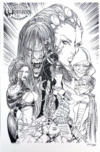 Joe Benitez Wraithborn 2005 Tour Exclusive B&W Print 230/350 Joe Weems ...
