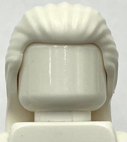 Lego New White Minifigure Hair Long Straight Combed Back | eBay UK