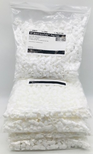 Cardinal Health B2996-70 SP Brand AccuTube Plug Caps 12mm - 1000/PK ...