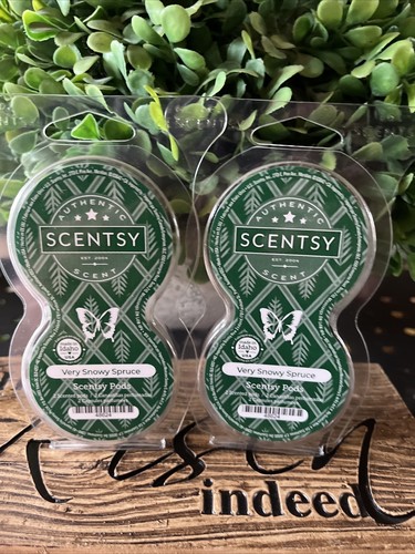 Scentsy Scent Pods Lot Of 2 (4 Pods) New In Package Very Snowy Spruce ...