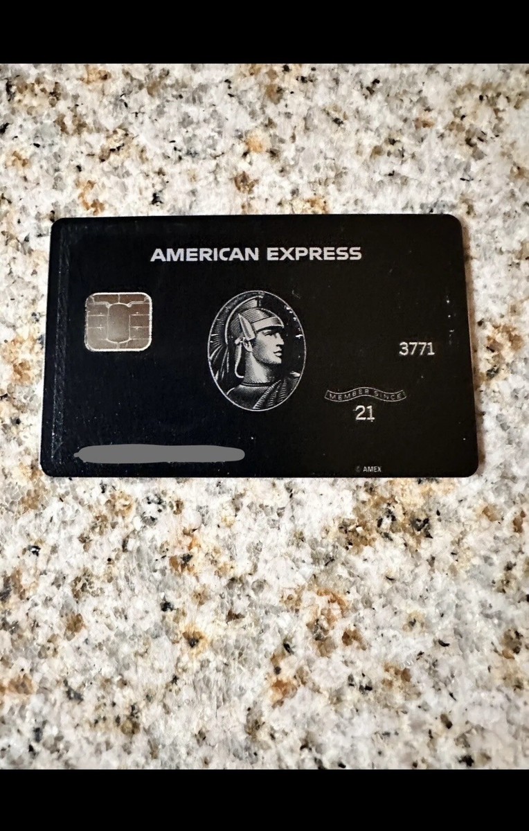 A Fake American Express Black Card - Infoupdate.org
