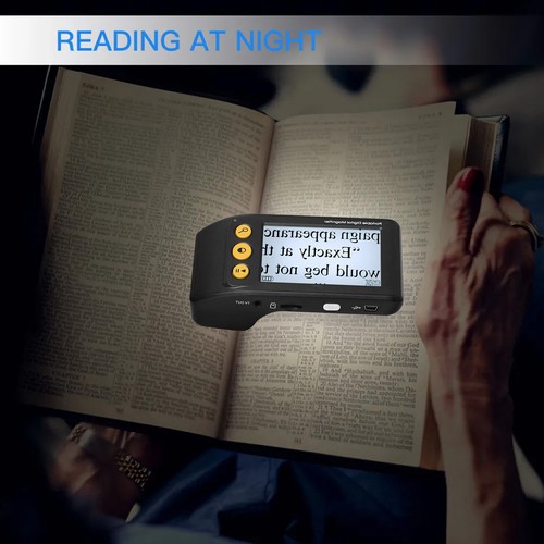 3.5" 2-25X Electronic Magnifier Handheld Reading Aid Low Vision ...
