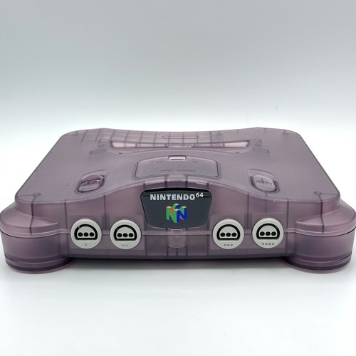 NEW Nintendo 64 N64 Limited Clear Atomic Purple Custom Console Only ...