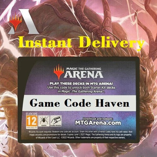 MAGIC MTG ARENA CODE CARD STARTER KIT 2022 ARENA DECK - 2x Decks ...
