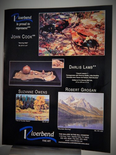 JOHN COOK ART PIECE VTG ORIG 2000 ADVERTISEMENT | eBay