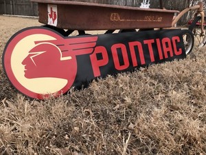 vintage pontiac sign products for sale | eBay