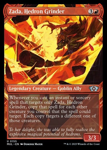 MTG Zada, Hedron Grinder - Halo Foil NM-Mint March of the Machine ...