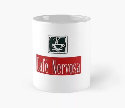 Cafe Nervosa Coffee Mug 11oz-15oz, Funny Coffee Mug Gifts Birthday ...