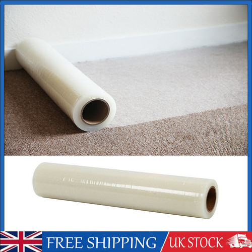 100M Carpet Floor Protector Self Adhesive Clear Roll Protector Cover ...
