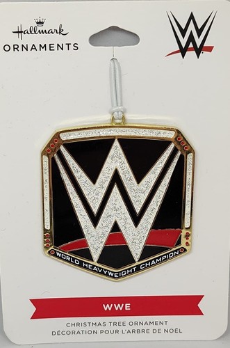 Hallmark WWE Wrestling Christmas Tree Ornament Enamel Metal Brand New ...