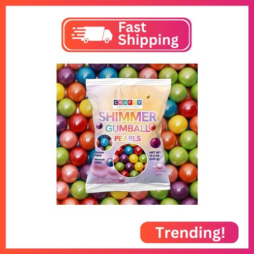 Shimmer Gumballs for Gumball Machine Pearl Assorted Candy - MIX Fruit ...