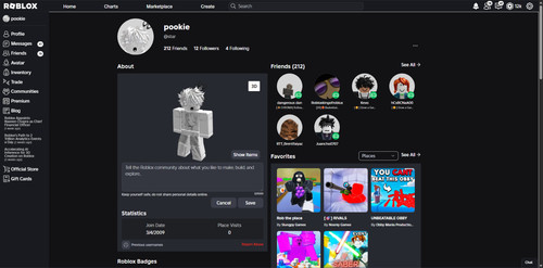 OG 2009 ROBLOX ACCOUNT WITH ROBUX | eBay