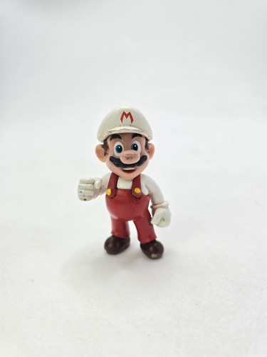 Nintendo Super Mario Bros Fire Mario PVC Figure 2007 2” Mini ...