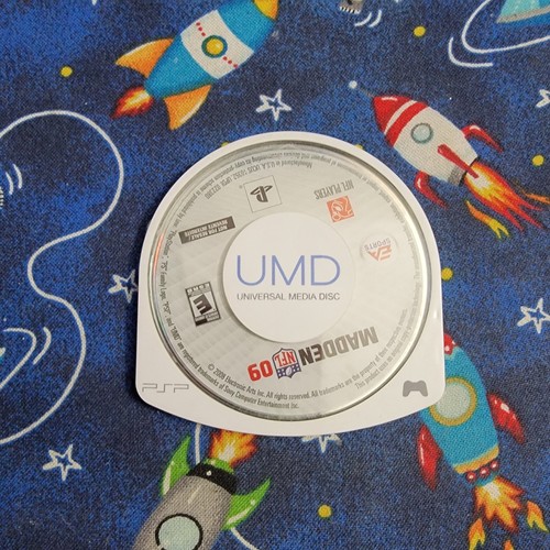 Madden NFL 09 EA Sports Sony PSP Playstation Portable Tested Disc Only ...