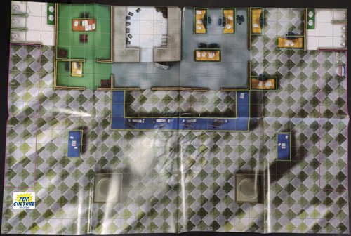 HEROCLIX MAP 2007 Justice League THE BANK Indoor 16x24 | eBay