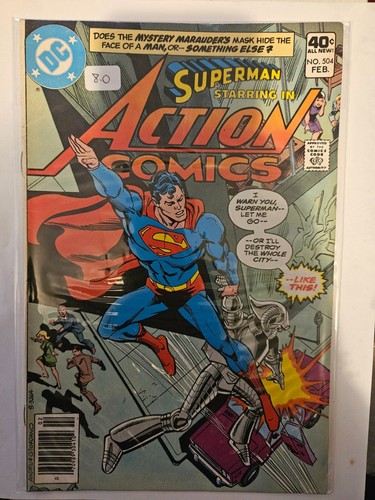 DC COMICS Action Comics #504 Superman (1980) 8.0 VF | eBay