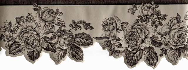 Plain Black Wallpaper Border