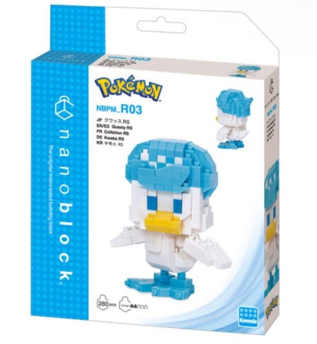 Pokemon Nanoblock Kuwassu Quaxly RS | eBay