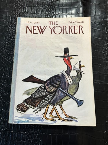 NOVEMBER 27 1965 NEW YORKER magazine THANKSGIVING | eBay