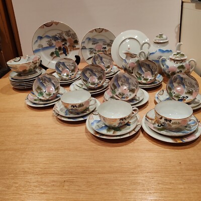 Japanese Tea Set in Antique Japanese Porcelain for sale | eBay