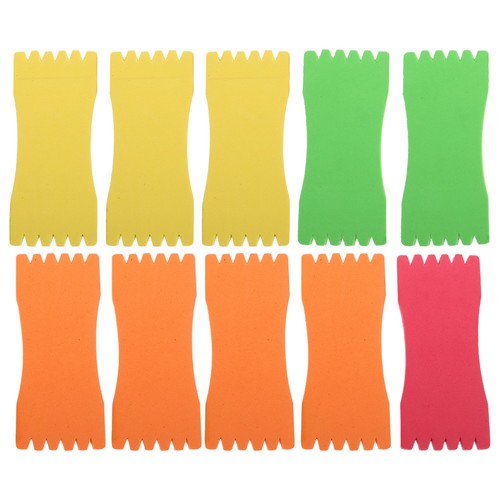 10 Pcs 5×12 cm Sponge Wrapped Wire Fishing Winding Board Fishing Line ...