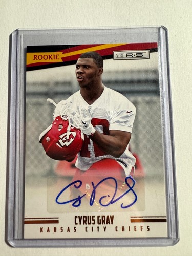 K141,882 - 2012 Rookies and Stars Autographs #164 Cyrus Gray Auto #/499 ...