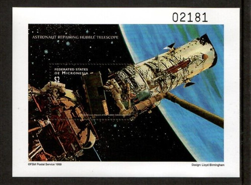 Micronesia 1999 - Hubble Telescope Space - Souvenir Stamp Sheet Scott ...