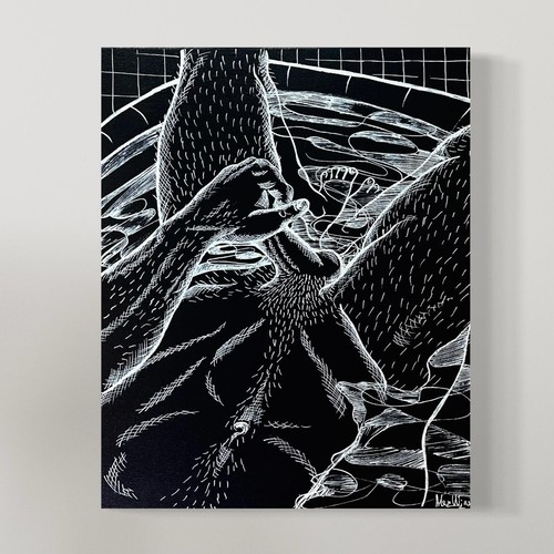 Acrylic paintings. Contemporary art. men. Portrait.male picture. Men ...