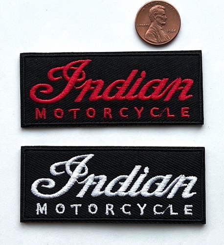 🇨🇦 Indian Motorcycle Embroidered Iron-on Patch Biker Racing Appliqué ...